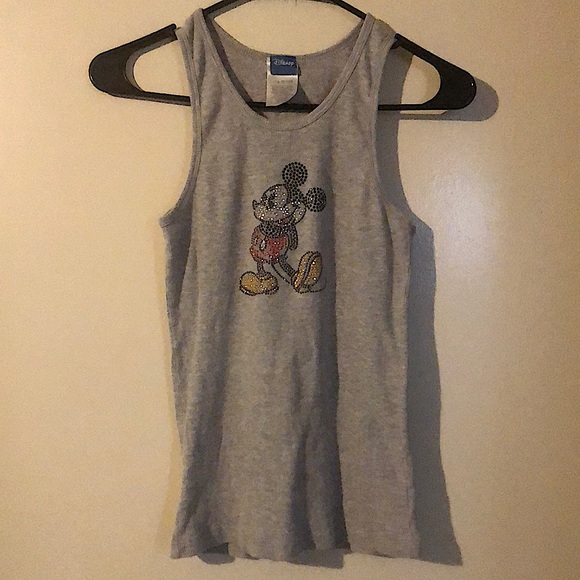 Disney | Shirts & Tops | Disney Kids Large Gray Tank | Poshmark
